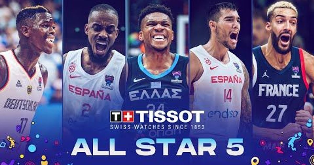 The EuroBasket's Very Best! | TISSOT All Star 5 - FIBA EuroBasket 2022 ...