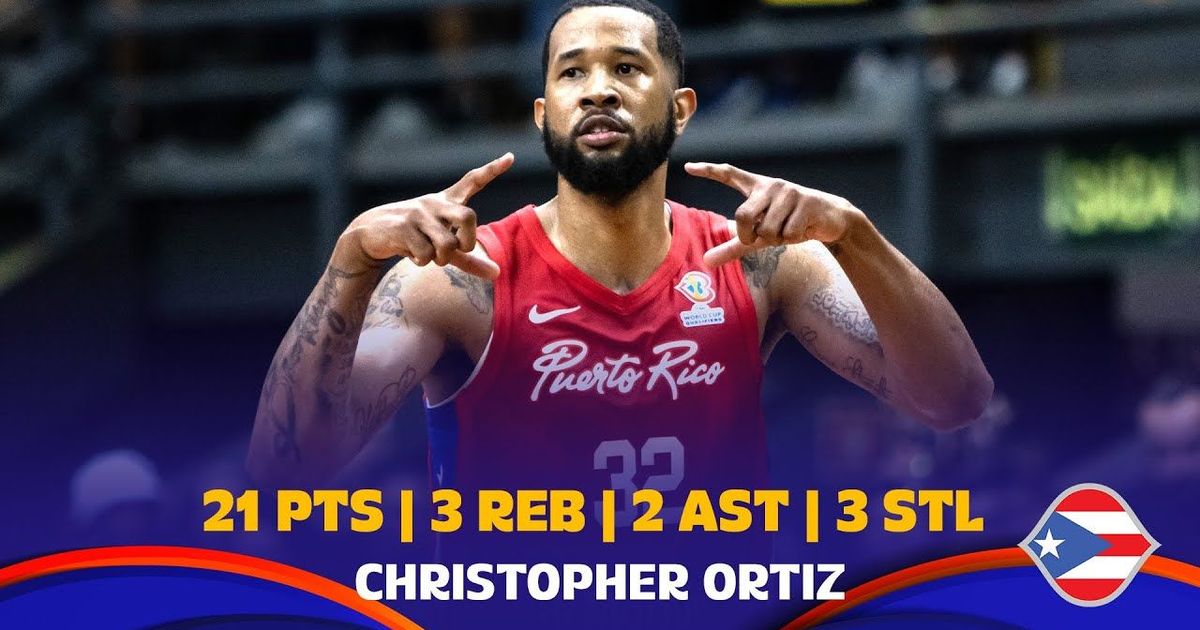 Christopher Ortiz 🇵🇷 | Full Highlights vs. BRA | 21 PTS, 3 REB, 2 AST | #FIBAWC 2023 Qualifiers ...