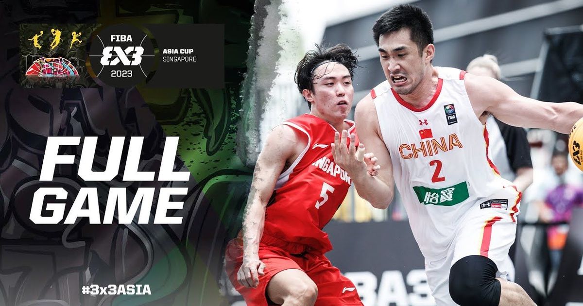 China vs Singapore | Men's Quarter-Finals | Full Game | FIBA 3x3 Asia ...