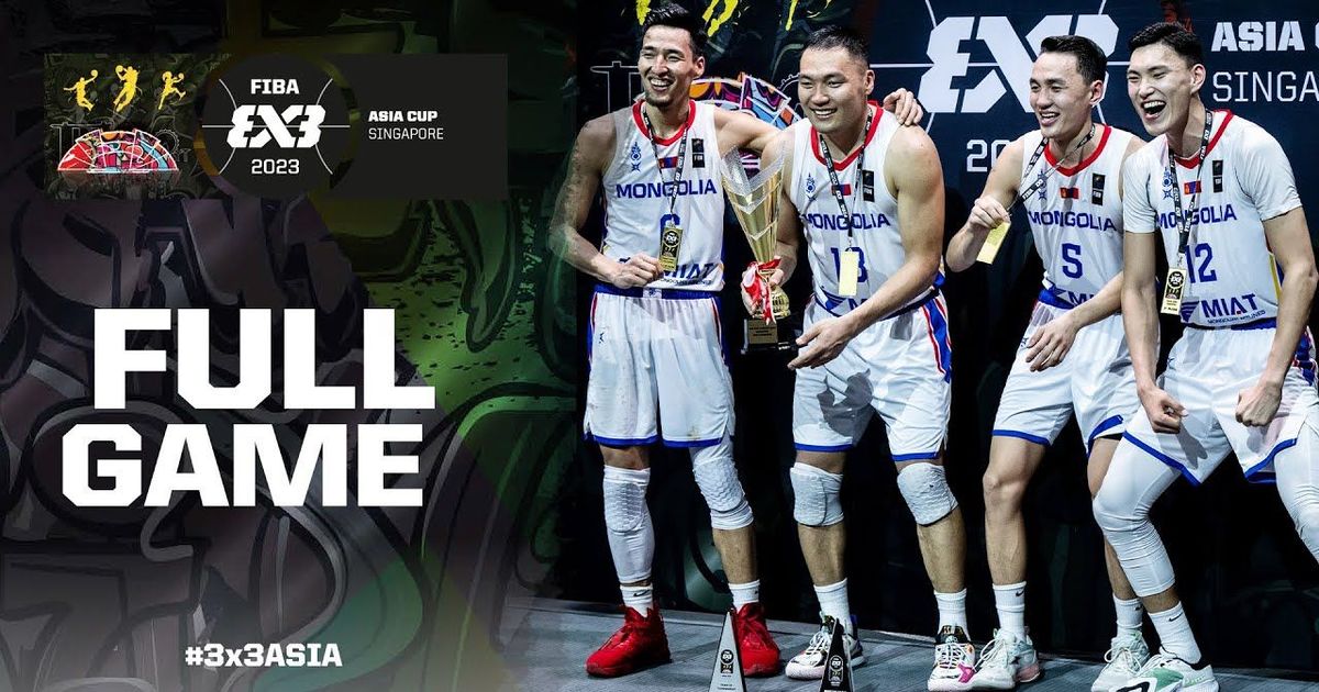 Mongolia vs Australia | Men's Final | Full Game | FIBA 3x3 Asia Cup ...
