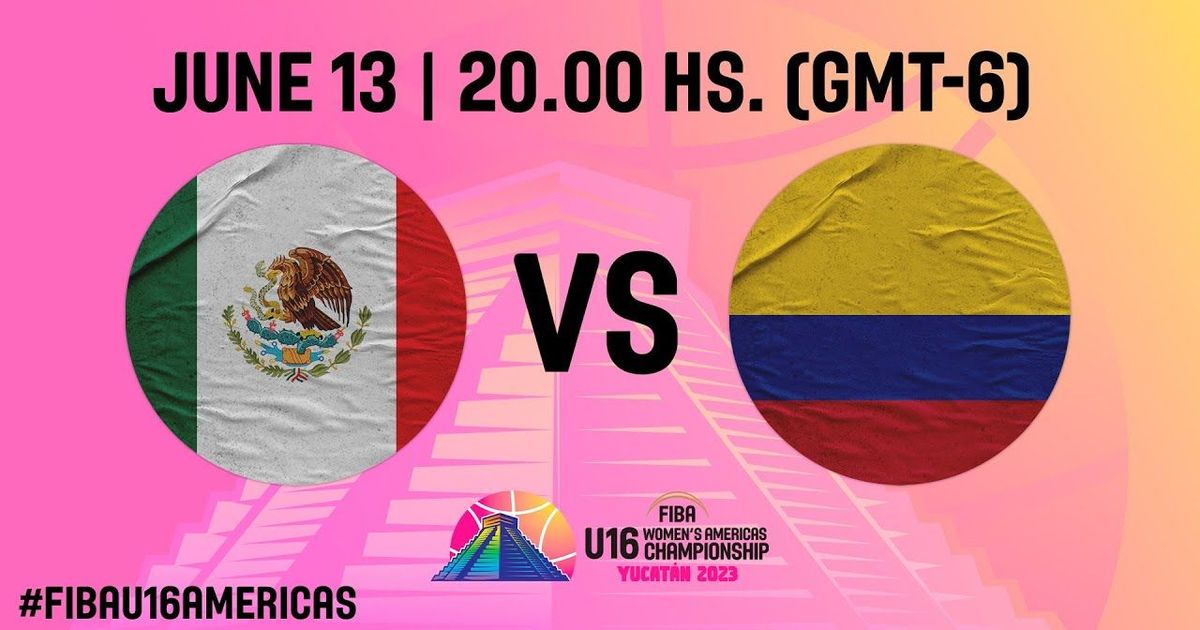 Mexico v Colombia | Full Basketball Game | FIBA U16 Women's Americas Championship 2023 ...