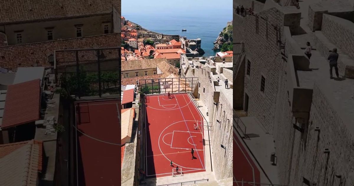 One of the most iconic basketball spots in the world 🥰