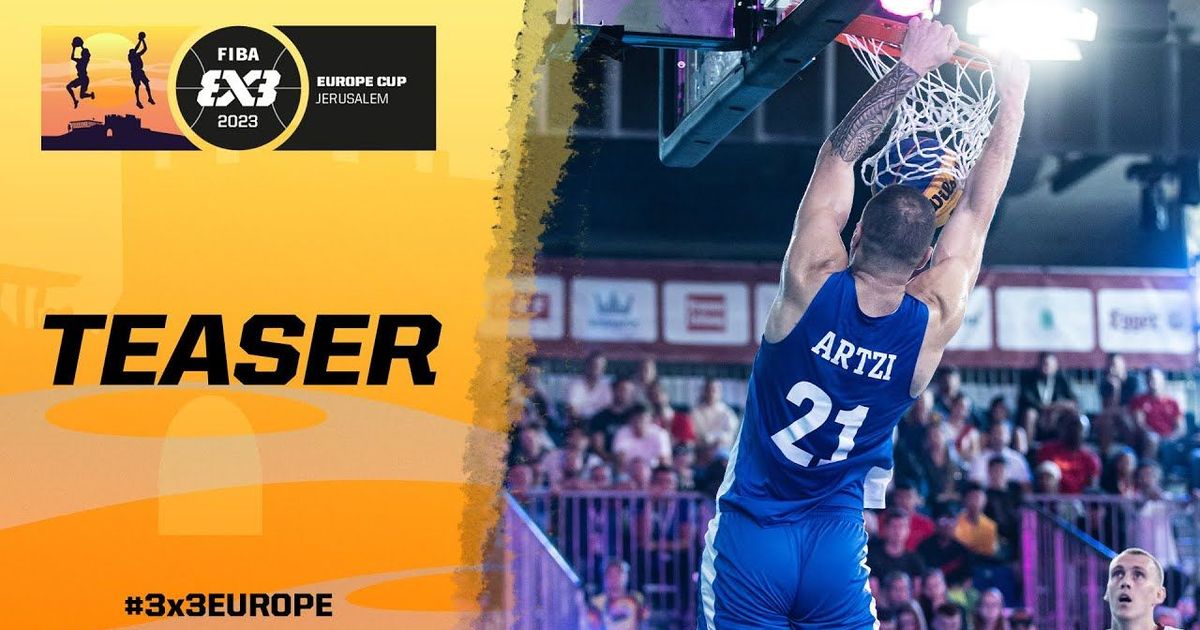 It's HERE 🤩 FIBA 3x3 Europe Cup 2023 Teaser