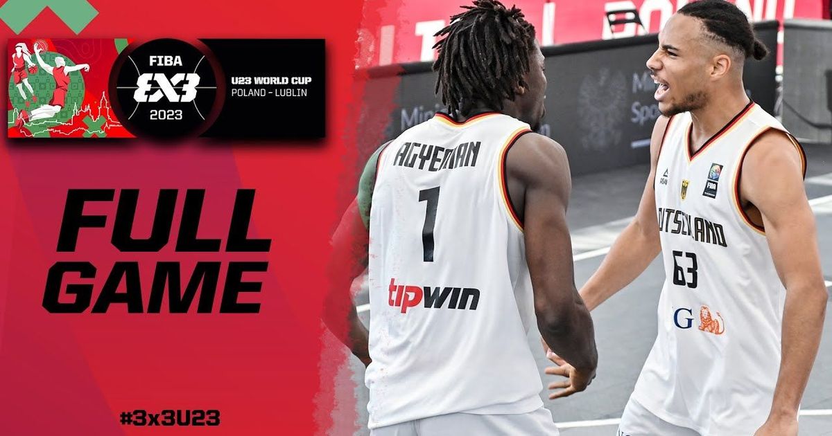 Germany 🇩🇪 vs France 🇫🇷 | Men 3RD Place Game | Full Game | FIBA 3x3 U23 World Cup 2023