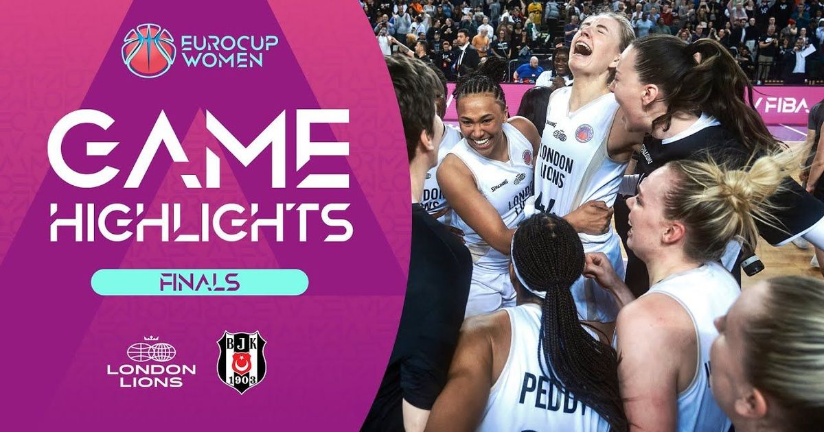 London Lions make history! London v Besiktas | Finals | Highlights ...