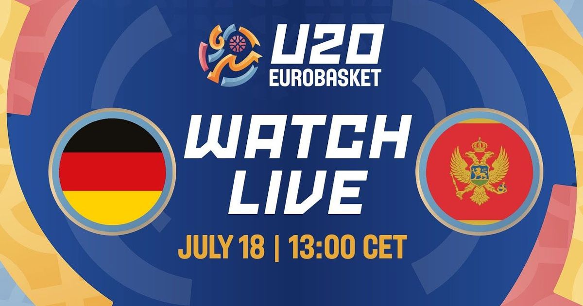 Class. Games 9-16 | Germany v Montenegro | Full Basketball Game | FIBA U20 EuroBasket 2024