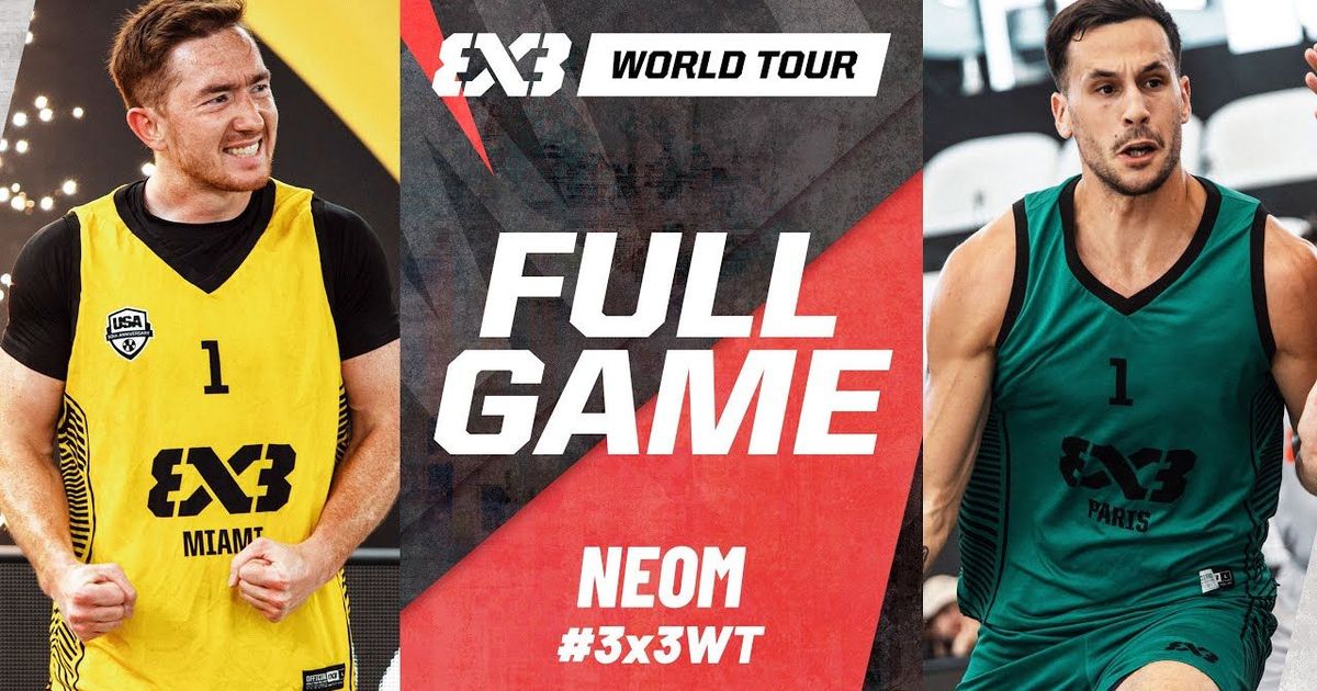 Miami 🇺🇸 vs Paris 🇫🇷 | Quarter-Finals Full Game | FIBA 3x3 World Tour ...